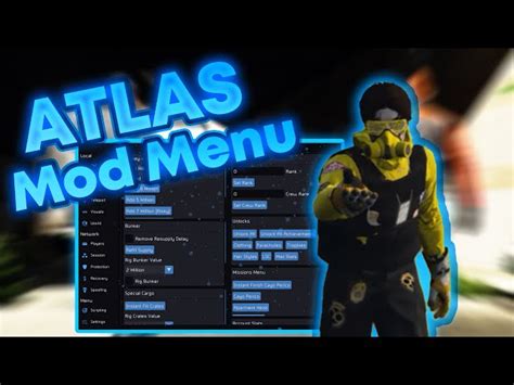 atlas mod menu cheat · github