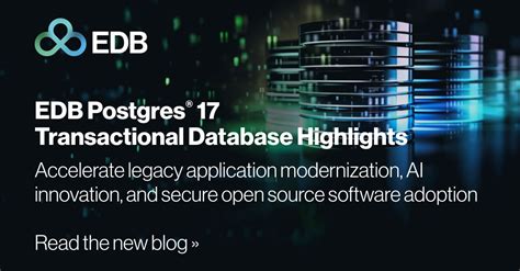 Edb On Linkedin Edbpostgresai Justsolveitwithpostgres