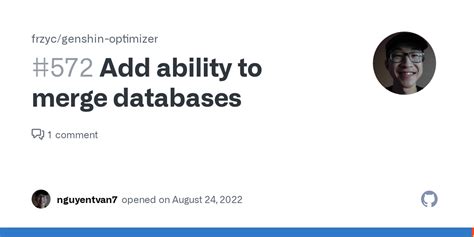 Add Ability To Merge Databases · Issue 572 · Frzycgenshin Optimizer