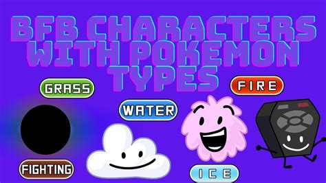 Bfb With Pokemon Types Youtube