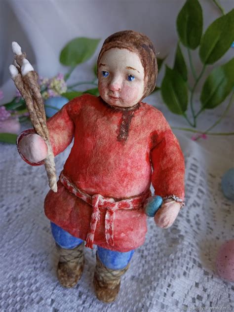 Ватная игрушка, мальчик с вербой в интернет-магазине на Ярмарке ...