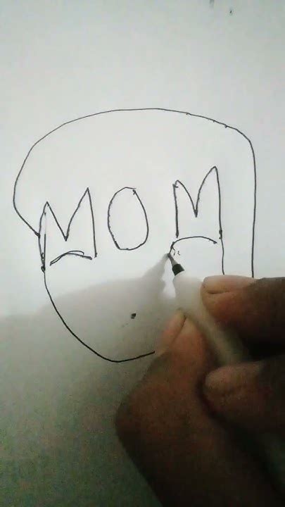 How To Drow 😊mother From Mom Youtube