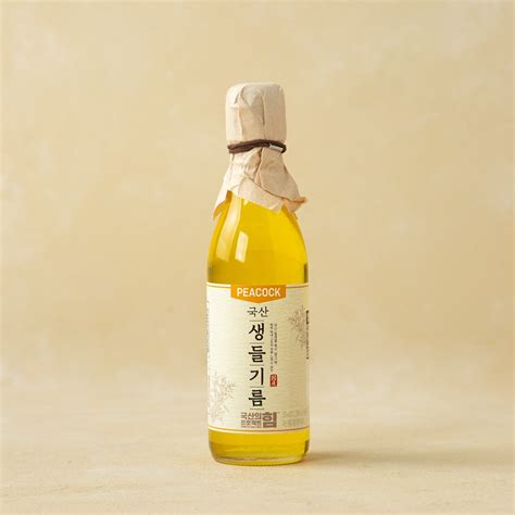피코크 국산 생 들기름 250ml Ssgcom