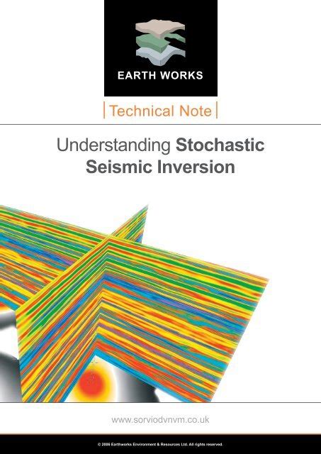 Understanding Stochastic Seismic Inversion Earthworks