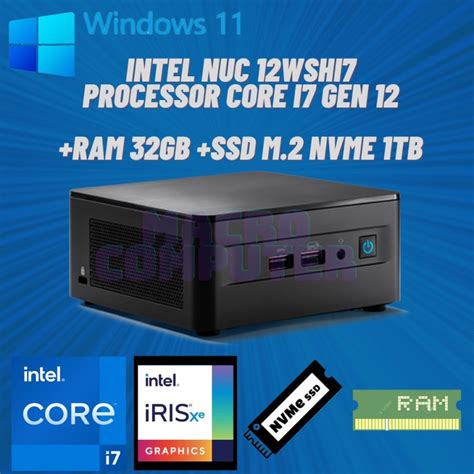 Jual Mini Pc Intel Nuc I Gen Fullset Win Ram Ssd Intel Nuc Wshi Nuc Wshi Shopee