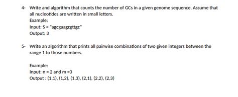 Solved 4 Write And Algorithm That Counts The Number Of Gcs