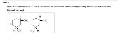 Solved Select From The Following List Of Pairs Of Structures