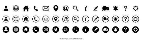 315831 Set Location Icons Stock Vectors And Vector Art Shutterstock