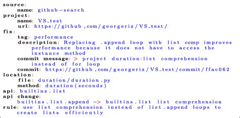 An Example YAML File From The NFBugs Dataset For A Non Functional Bug Download Scientific