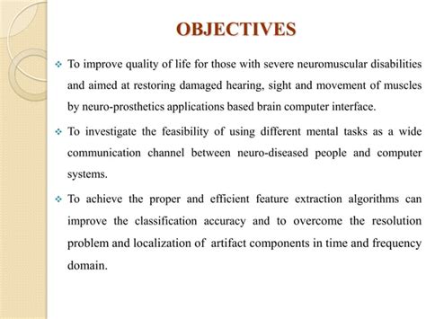 wavelet based feature extraction scheme of eeg waveform ppt brain