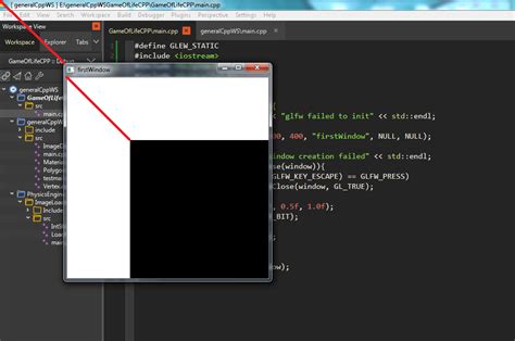 c glfw odd offset from the top left of the screen with glclear