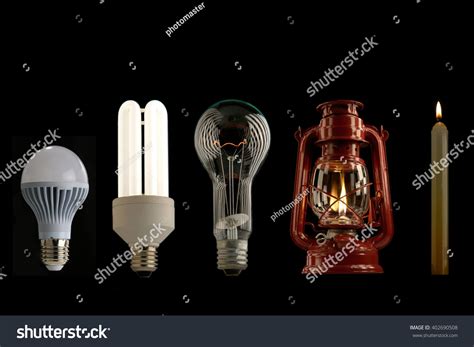 Evolution Lighting Light Sources Stock Photo Edit Now 402690508