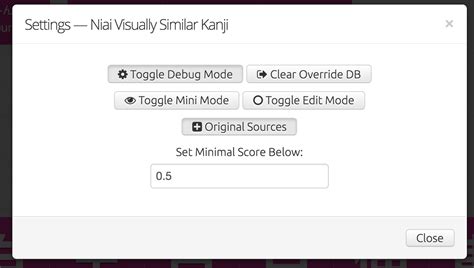 Userscript Niai 似合い Visually Similar Kanji Page 2 Api And Third