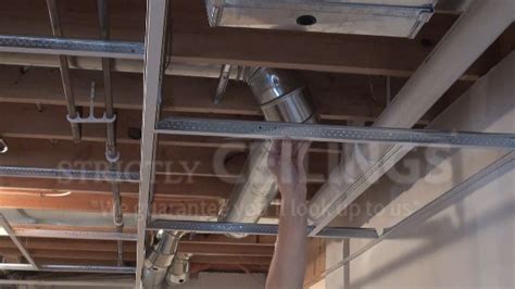 Build Basic Suspended Ceiling Drops Drop Ceilings Installation How To