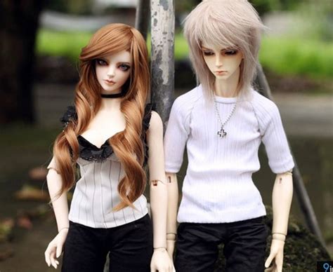 New Cute Doll Couple Wallpaper