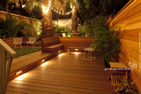 Growsgreen Landscape Design Iluminación De Patio Diseño De Terraza