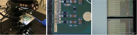 Automated Visual Inspection Setup Left Close Up Image Of Wire Bonded