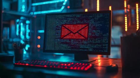 A Phishing Email Displayed On A Computer Screen Warning Users Of Suspicious Activity Premium