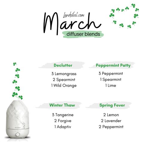 🍀 March Diffuser Land Of Eol Essential Oil Living Facebook