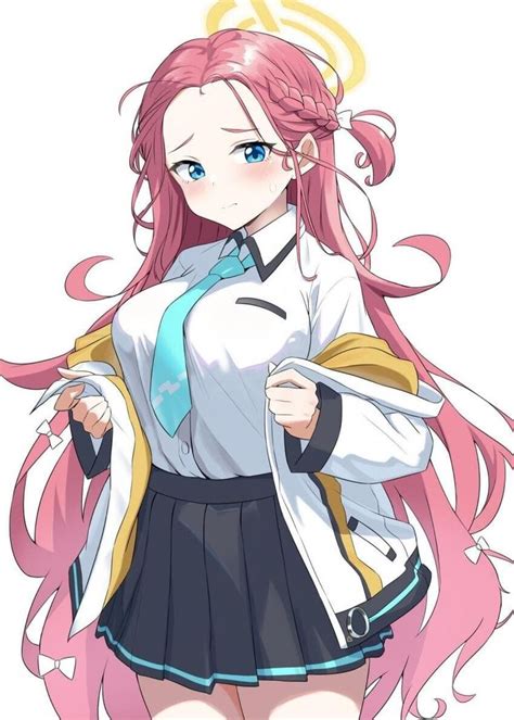 블루아카 떡상이다vs 떡락이다 31 귀여운 애니메이션 소녀 캐릭터 일러스트 카와이 애니메이션