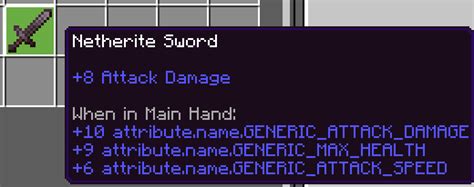 Attribute Display Incorrectly If The Attribute Modifiers Key Name Is In
