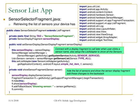 CIS 470 Mobile App Development Ppt Download