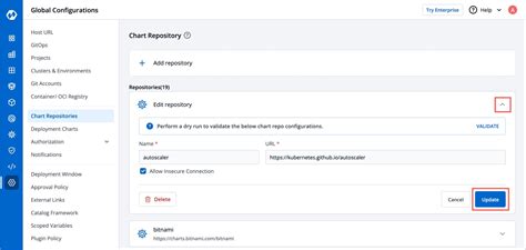 Chart Repositories Devtron