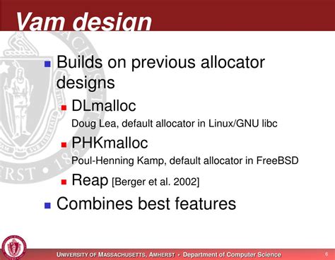 Ppt A Locality Improving Dynamic Memory Allocator Powerpoint