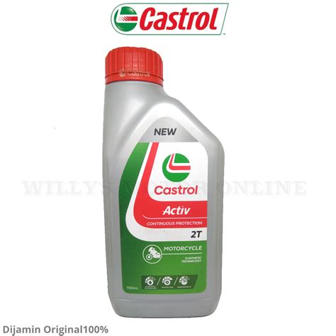 Jual Oli Castrol Active Low Smoke 2t 0 7l Oli 2t Castrol Active Low