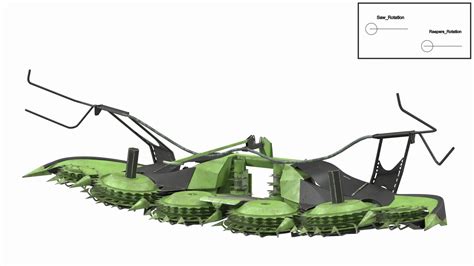 Rotary Corn Header Kemper Rigged 3d Model 59 Max Free3d