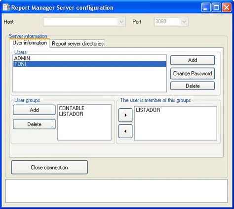 Configuring Report Manager Server