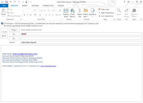 Using Microsoft Rights Management From Microsoft Office Brian Reid