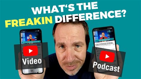 Youtube Video Vs Youtube Podcast Whats The Difference Youtube