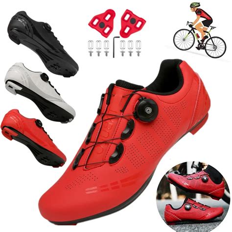 로드클릿슈즈 자전거 Mtb 슈즈 평페달 신발 남성 사이클링 신발 Mtb 레이싱 자동 잠금 속도 스니커즈 티몬