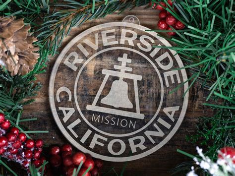 California Riverside Mission Christmas Ornament The Christmas Missionary