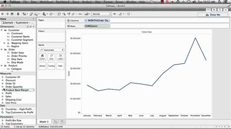 Discrete Vs Continuous Dates In Tableau Youtube