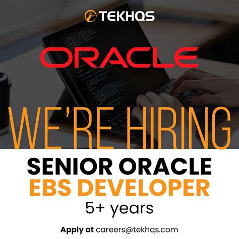 Tekhqs On Linkedin Tekhqs Seniororacledeveloper Oracledevelopment Joinourteam