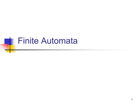 Finiteautomataanimpptx Programming Languages Computing