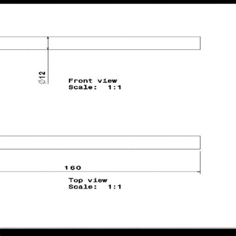 Cad Drawing Of Right Circular Cylinder Fin Download Scientific Diagram