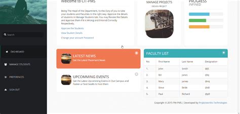 Placement Management System Project In Php Projectworlds Store