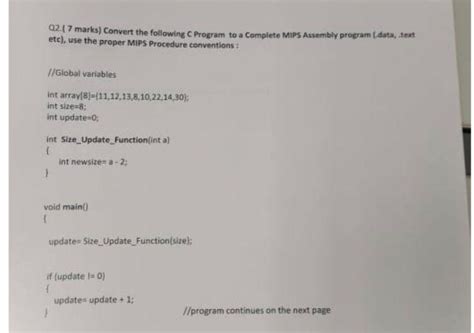 Solved Answer To The First Question Which Asked To Convert C