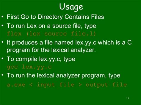 What Is Lex Source Program Fingerheavy