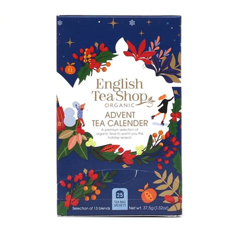 Advent Calendar Blue 25 Tea Sachets The English Tea Shop