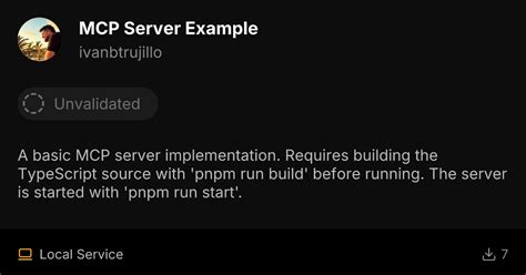 MCP Server Example MCP Servers LobeHub
