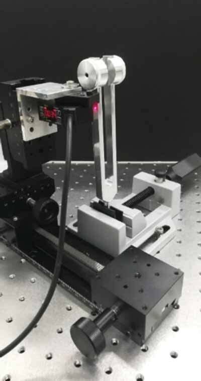 Vibration Frequency Detection Setup Using A Laser Sensor Download Scientific Diagram