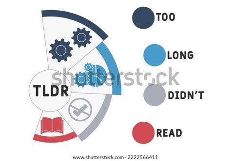 Tldr Long Didnt Read Acronym Business Stock Vector Royalty Free