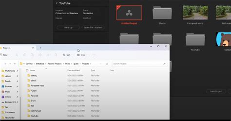 where does davinci resolve save projects location quick find