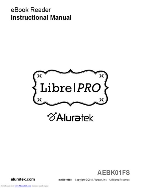 Aluratek Ebook Reader Manual Pdf E Reader Computing