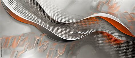 Abstract Surface With Parametric Patterns Geometry Mathematical