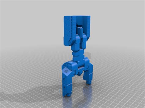 Free Stl File Transformable Megatron Updated Single Print No Support Material・3d Print